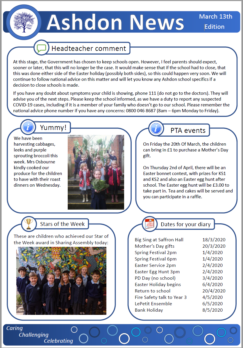 News – Ashdon Primary School
